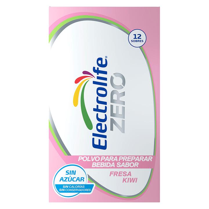 Electrolife Zero Polvo Bebida Fresa Kiwi 12 Pz - H-E-B México