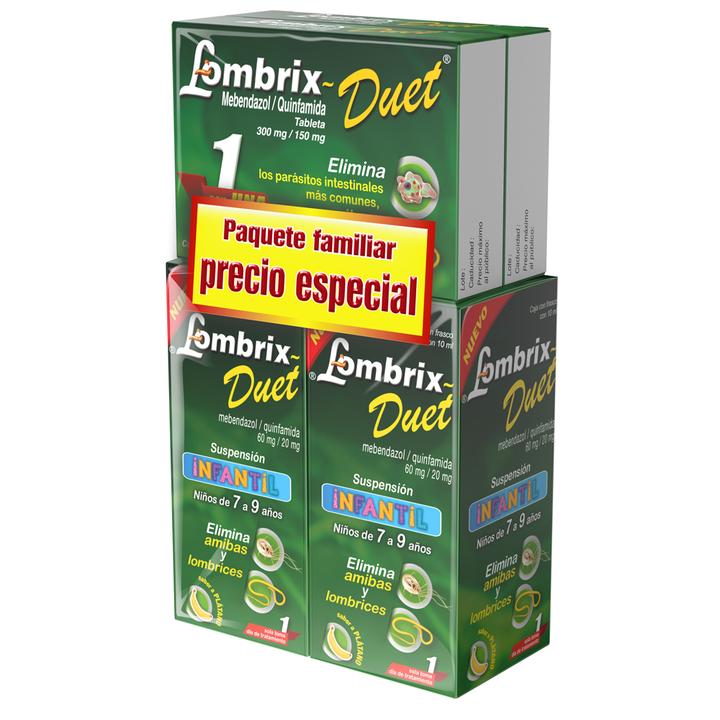 Lombrix Duet Suspension Infantil Family Pack 1 Pz - H-E-B México