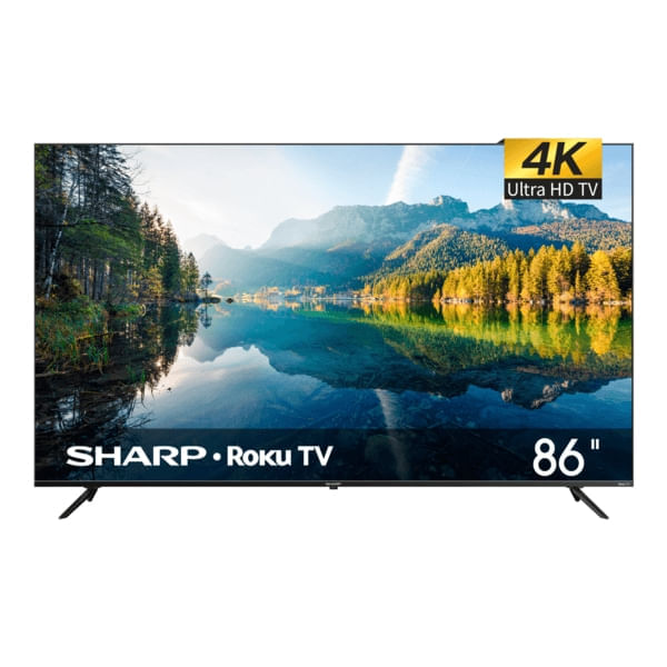 Pantalla Sharp 86" Roku Tv Ultra HD Modelo 4T-C86EL8UR - H-E-B México